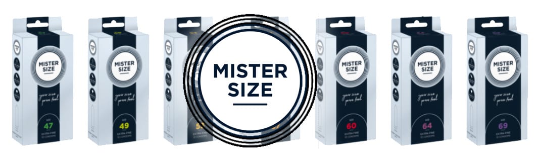 Mister Size Condoms Come In Several Condom Sizes